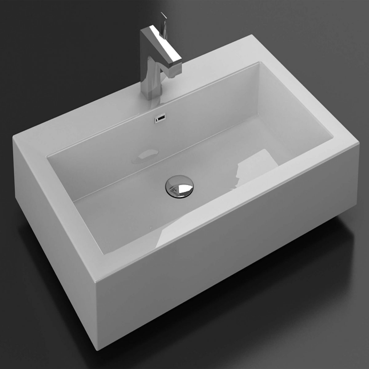 Acrylic Top-Mount Basin – 30×19 – The Sink Gallery