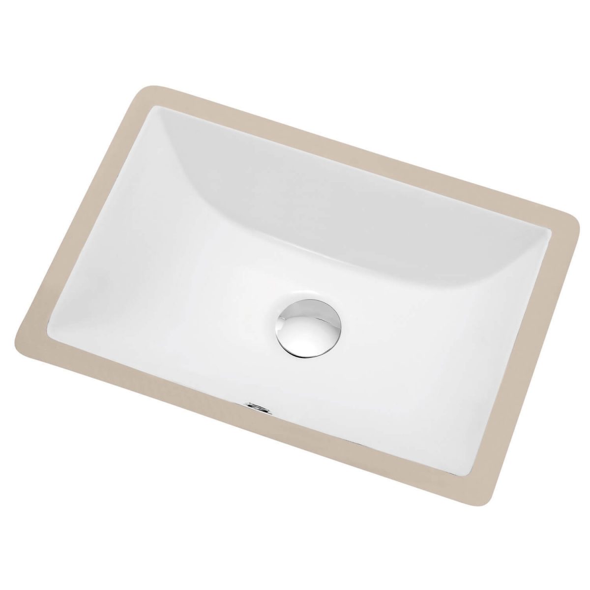 Undercounter Basin – White 18″ X 13″ Rectangular – C09 1813W – The Sink ...